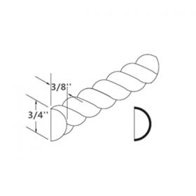 Aspen Charcoal Mouldings-ROPE – E&B Home Furnishings